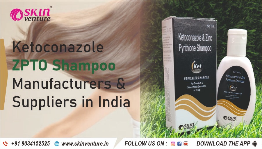 Top Ketoconazole ZPTO Shampoo Manufacturers in India